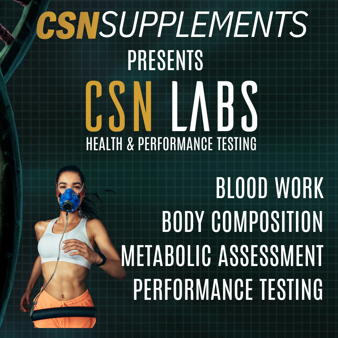 CSN LABS | Our new service to help support your health and performance! | CSN Supplements