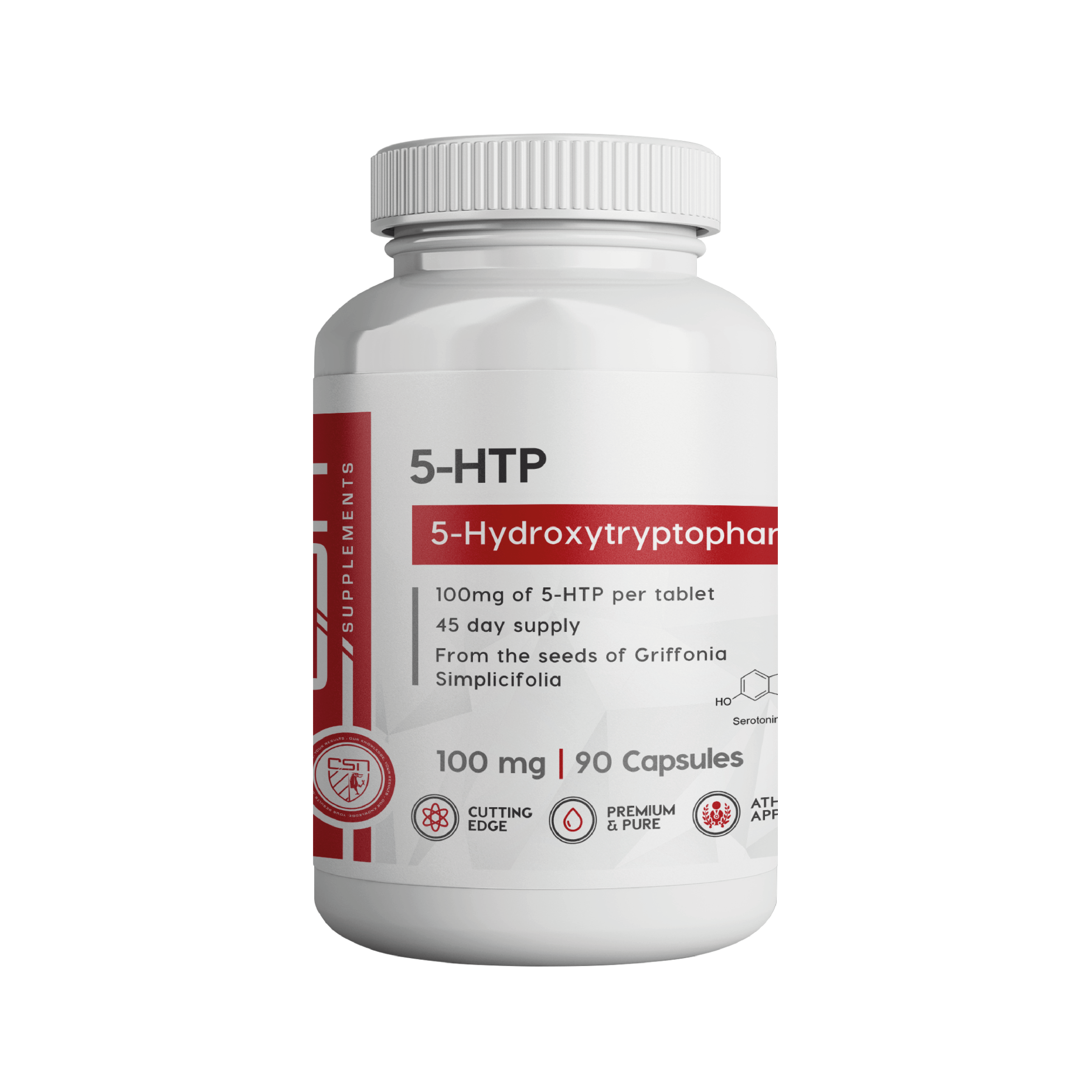 CSN Supps 5-HTP 100mg - 90 Capsules | CSN Supplements