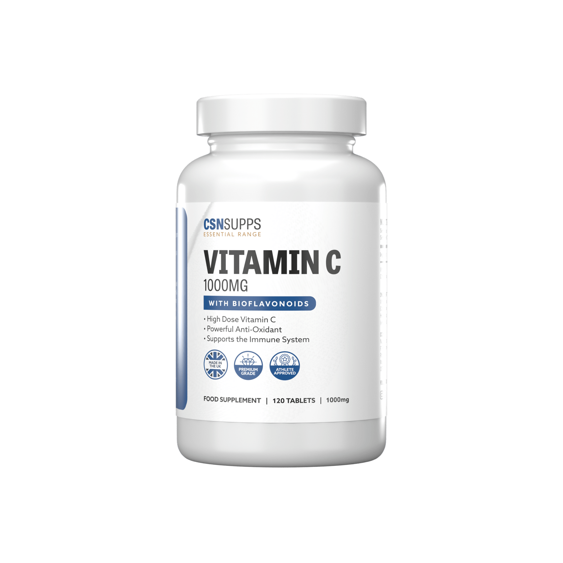 CSN Supps Vitamin C 1000mg - 120 Tablets | CSN Supplements