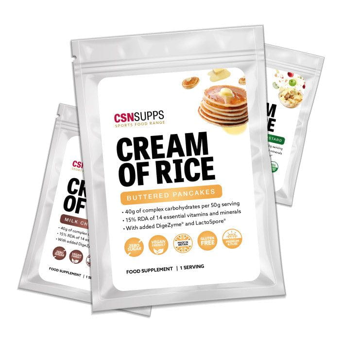CSN Supps Cream of Rice Samples Selection Box 50g x 15 | CSN Supplements