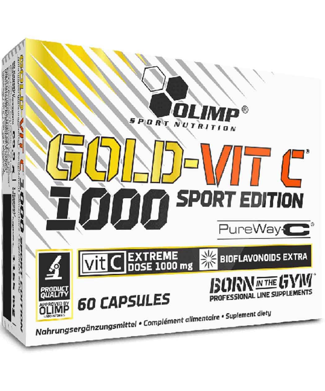 Olimp Sport Nutrition Gold-Vit C Sport Edition 60 Caps | CSN Supplements