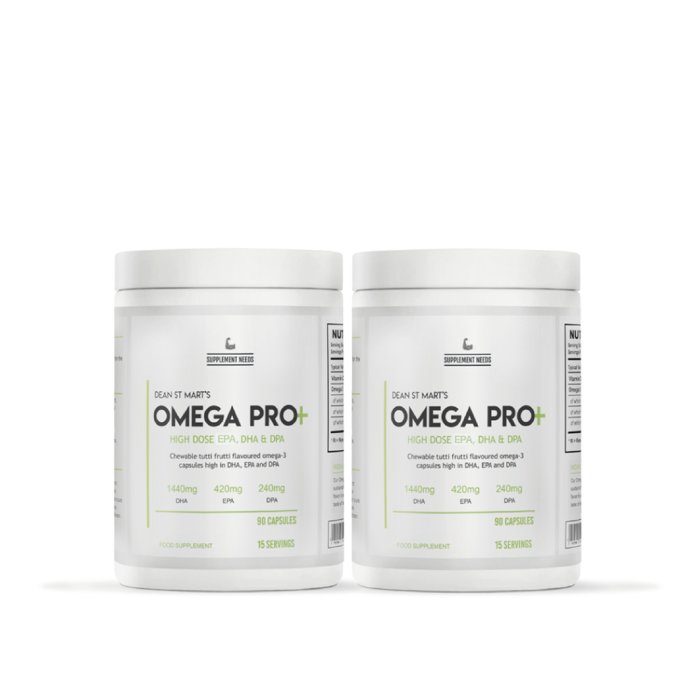 Supplement Needs Omega Pro+ (2 pots 180 Capsules) | CSN Supplements