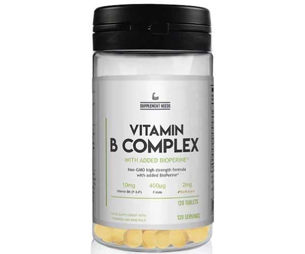 Supplement Needs Advanced Vitamin B Complex - 120 Tablets | CSN Supplements