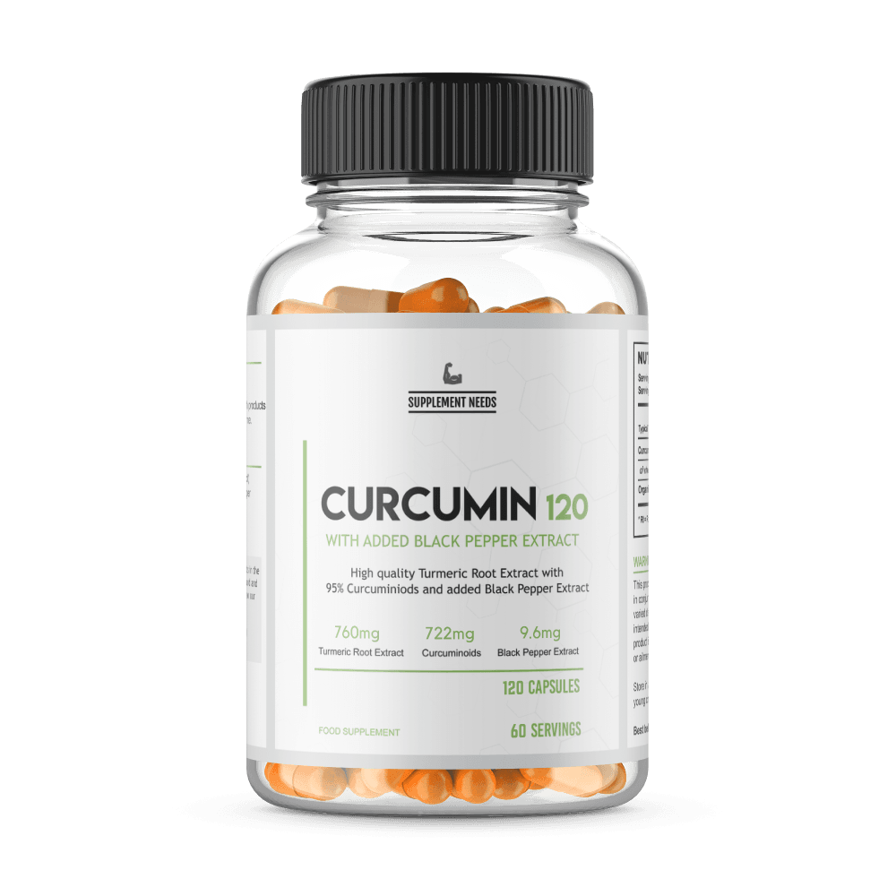 Supplement Needs Curcumin 760mg - 120 / 240 Capsules | CSN Supplements