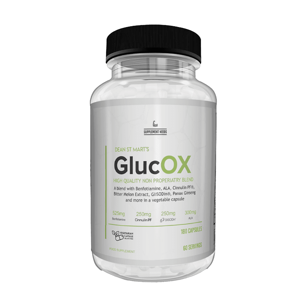 Supplement Needs GlucOX - 180 Capsules | CSN Supplements