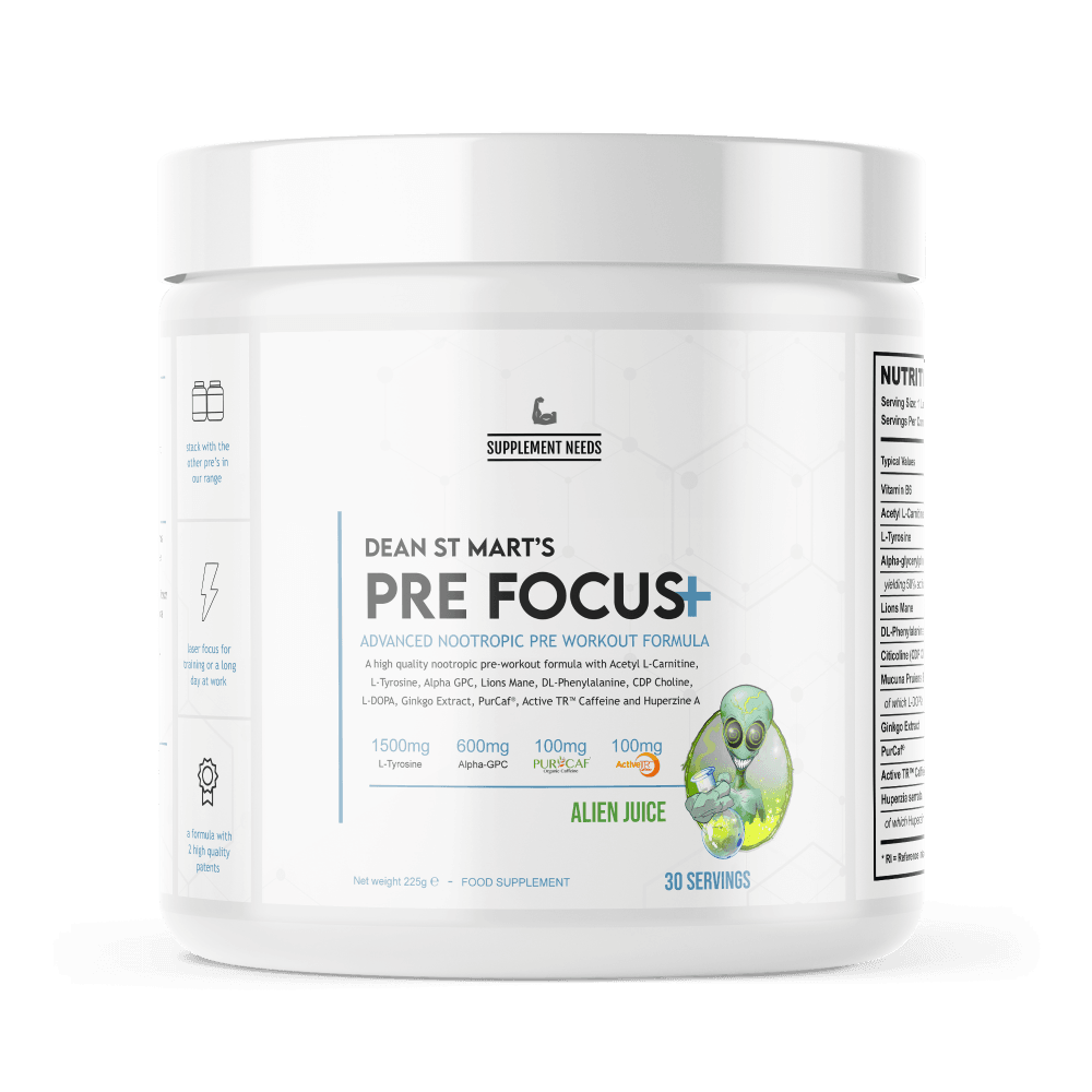 Supplement Needs Pre Focus+ 225g | CSN Supplements